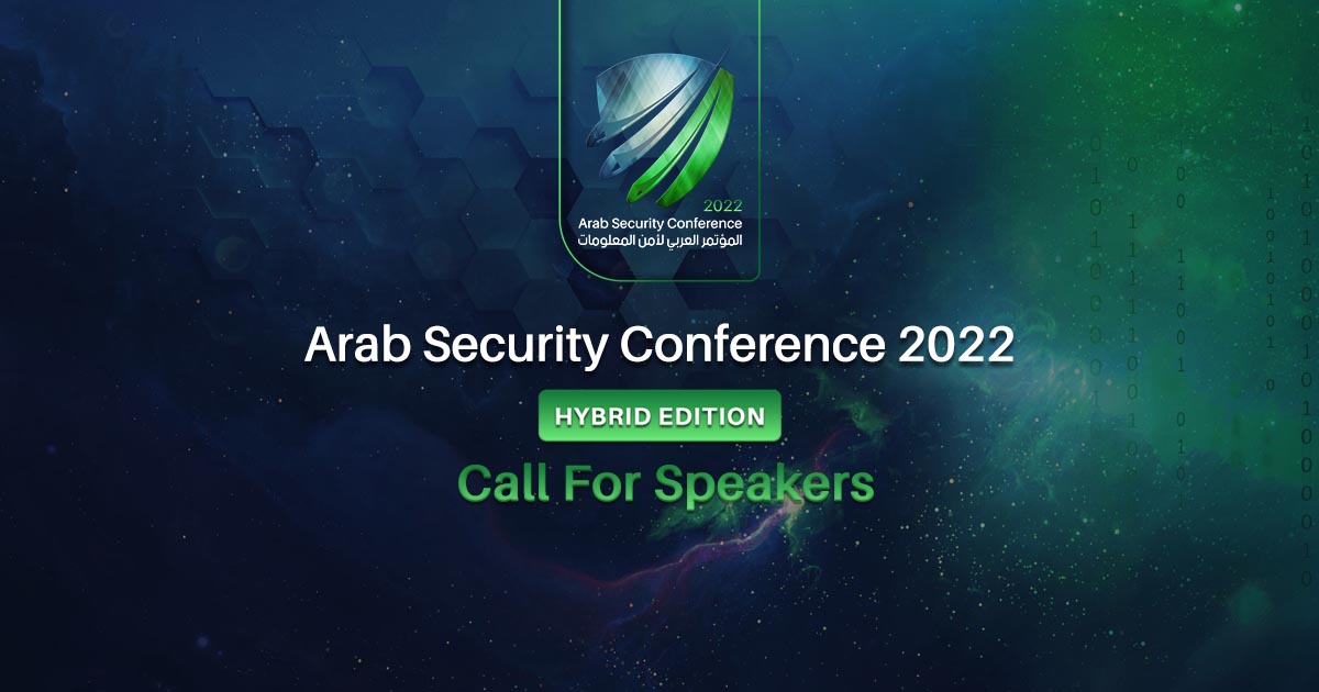 Call for Speakers | Arab Security Conference 2022