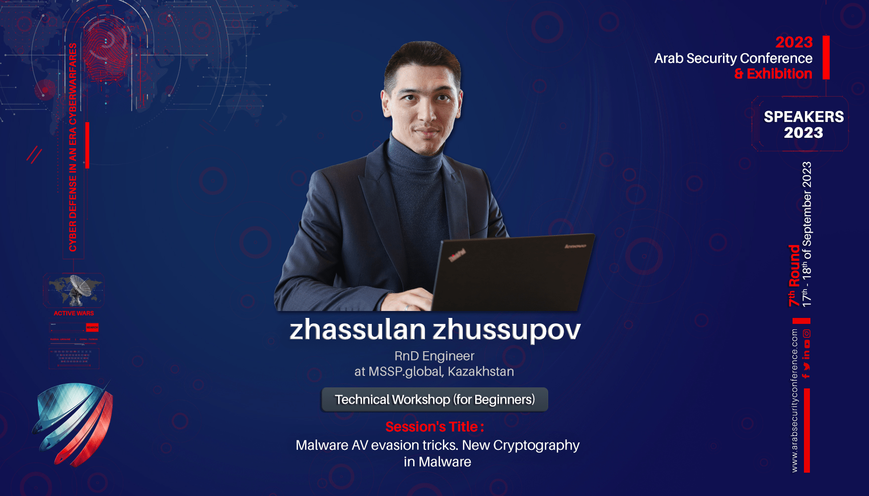 zhassulan zhussupov | Arab Security Conference Speaker 2023